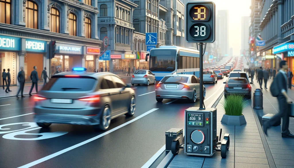 Segurança e Eficiência com Radares Móveis em Zonas Urbanas